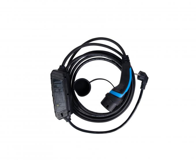 OEM EVSE Type 2 Portable EV Charger Single Phase 5 Meters Cable