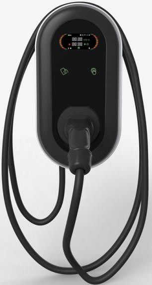 7kW AC EV Charging Stations DC6mA Single Phase 4.3 Inch Screen Display