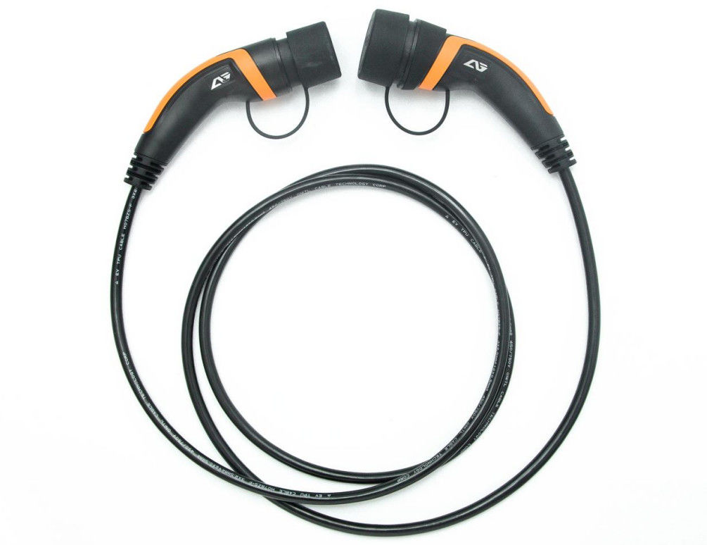 TPU material TUV Certification 16a 1 Phase Orange Type 2 ev charging ...