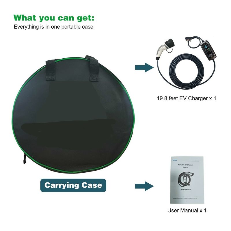 ANS 6A-16A Type 2 EV Charger EV Charging Cables UK Customize Charging