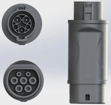 220V 32A EV Charging Cable Adapter Type 2 To Type 1 EV Adapter