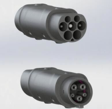 32A Type 1 To Type 2 Charging Adapter