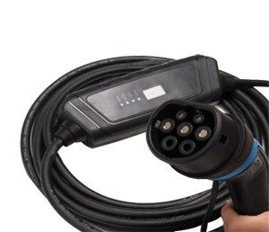 16A 3.6kW Type 2 Portable EV Charger IP54 IEC 62196 For Electric Car