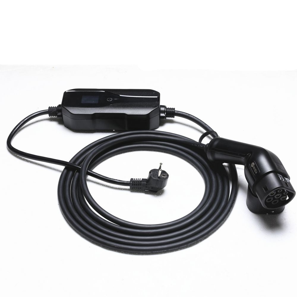 J1772 Type1 Plug 10A 13A 5m Portable EV Charger With UK Plug Mode 2