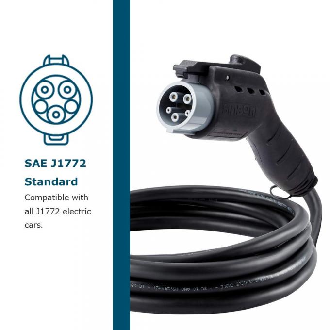 Type 1 SAE J1772 Charging Cable IP55 EV Charging Accessories
